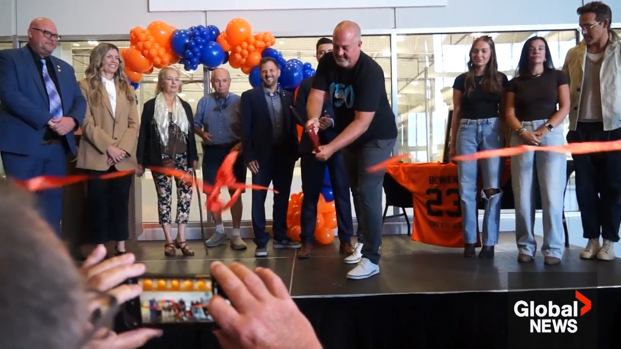 Grace Bowen Arena dedication features appearance by Ryan Reynolds