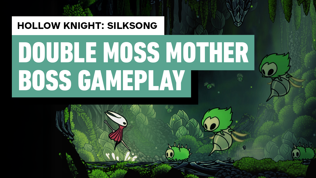 Hollow Knight: Silksong Boss Fight - Double Moss Mother (Weavenest Atla)