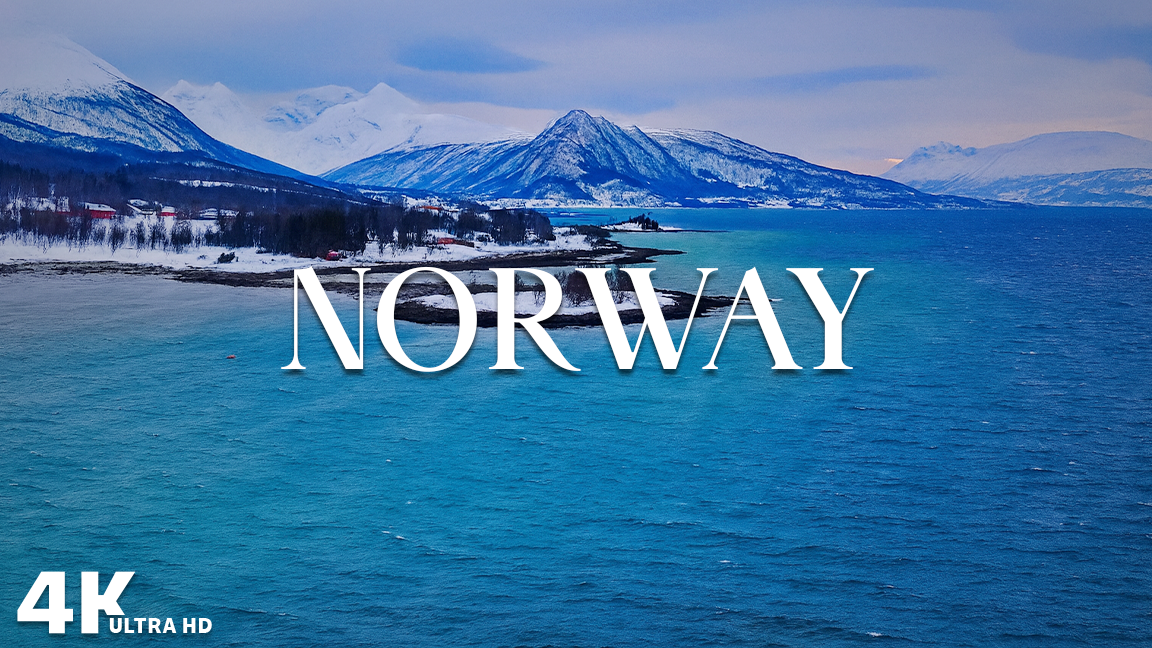 Norway Seen Differently – Winter From the Sky in 4K