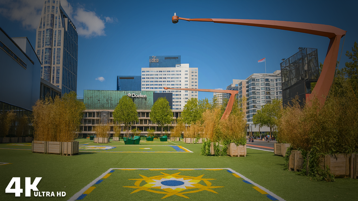 Exploring Rotterdam City Centre – Netherlands Walking Tour (4K)