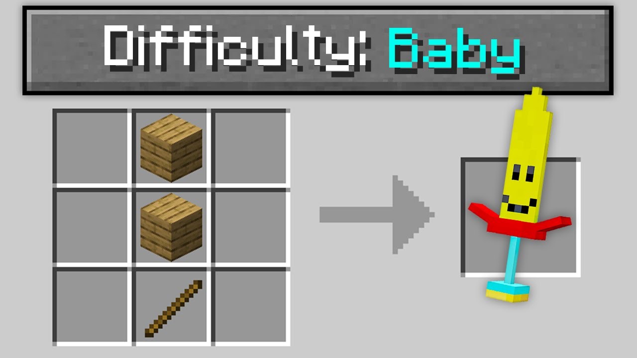 Minecraft, But On Baby Difficulty...
