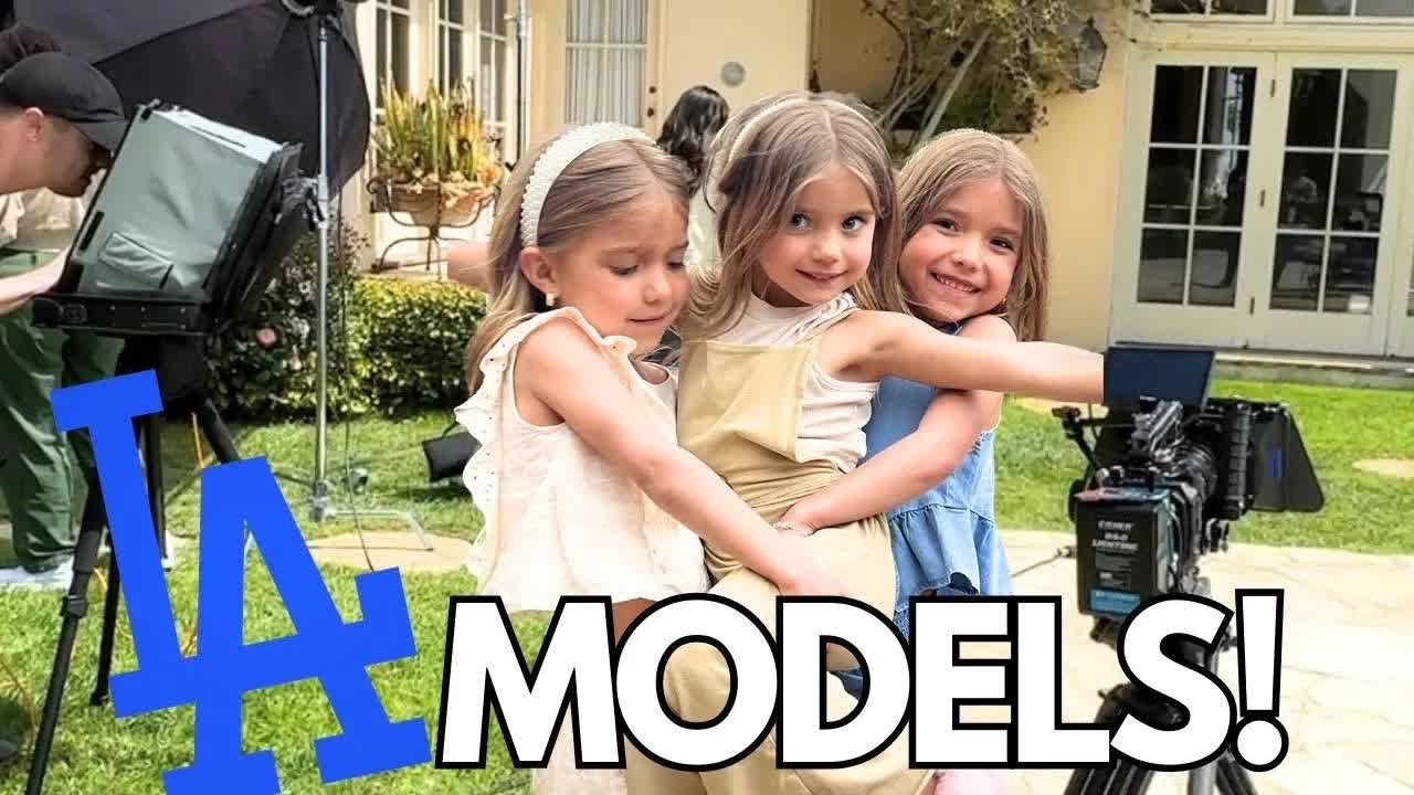 Easter morning and our big LA shoot! #Fishfam