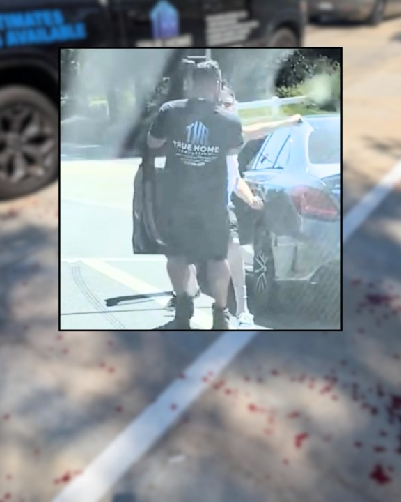 Bloody L.A. road-rage violence leaves man hospitalized