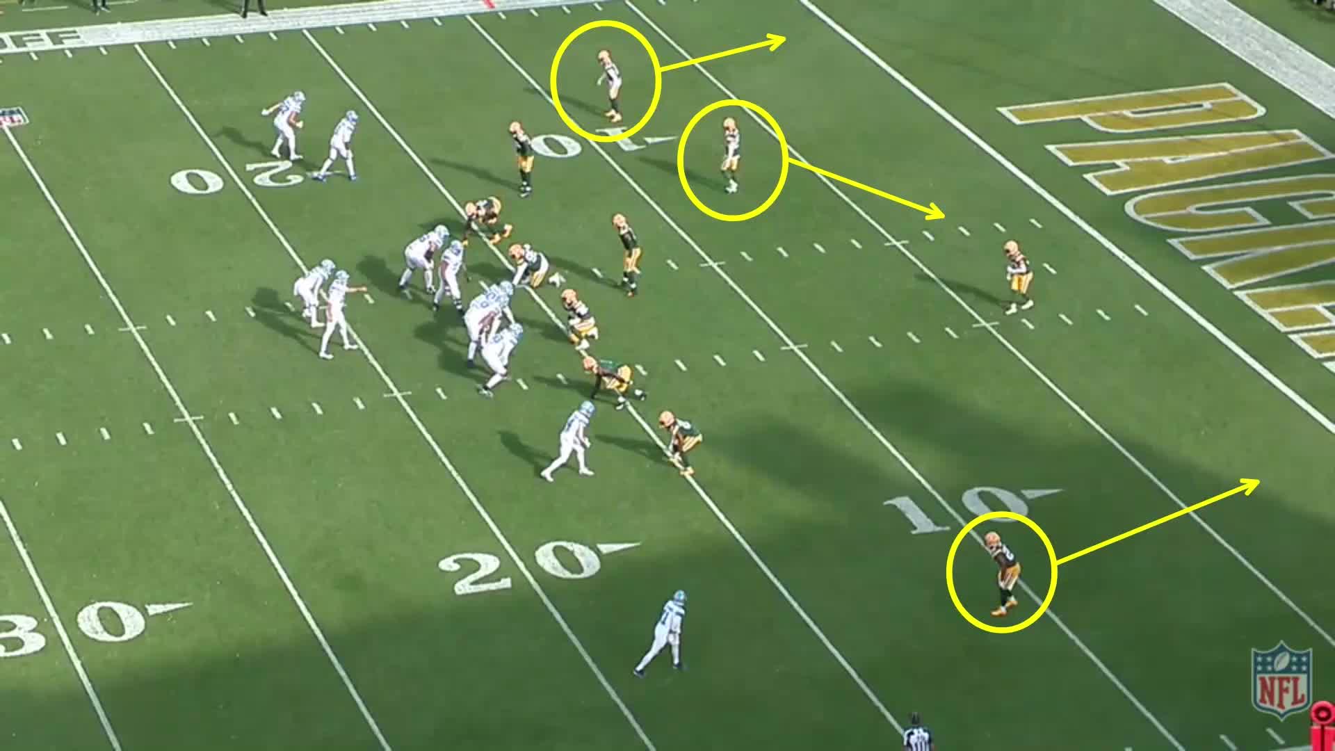 Packers Beat Jared Goff WIth Invert Cover 2