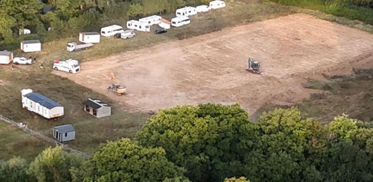 Travellers who bulldozed field in 48 hours are granted temporary right ...