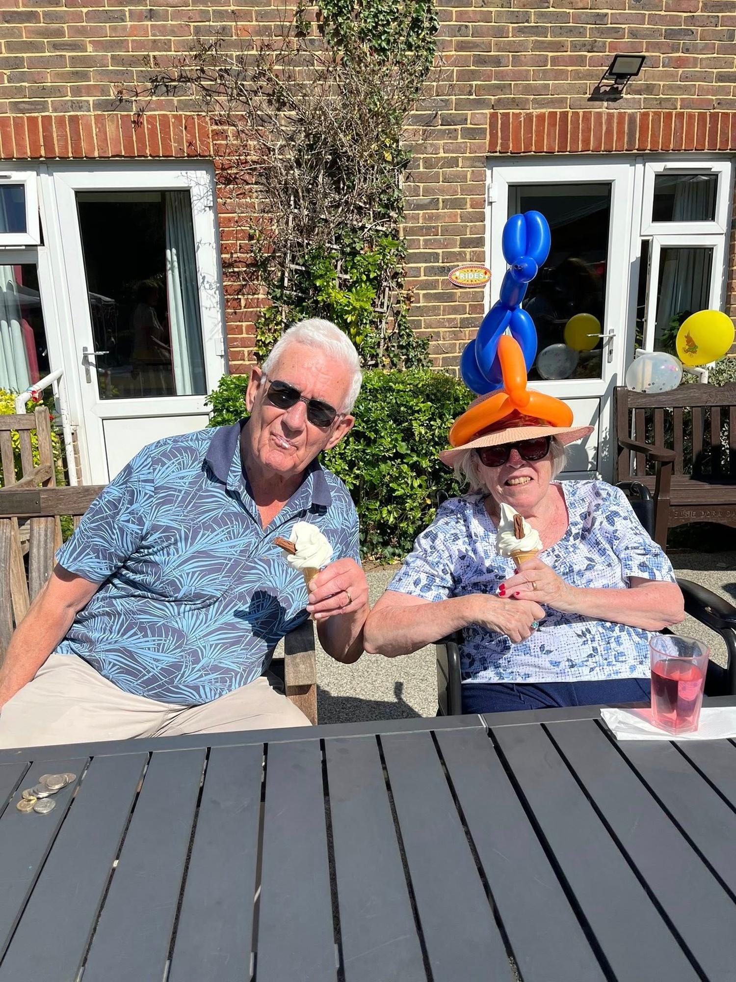 Big top fun at Caterham care home circus-themed celebration
