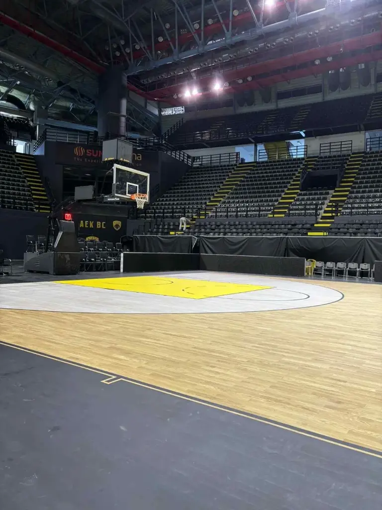 ΑΕΚ Betsson: Αυτό είναι το νέο παρκέ της SUNEL Arena