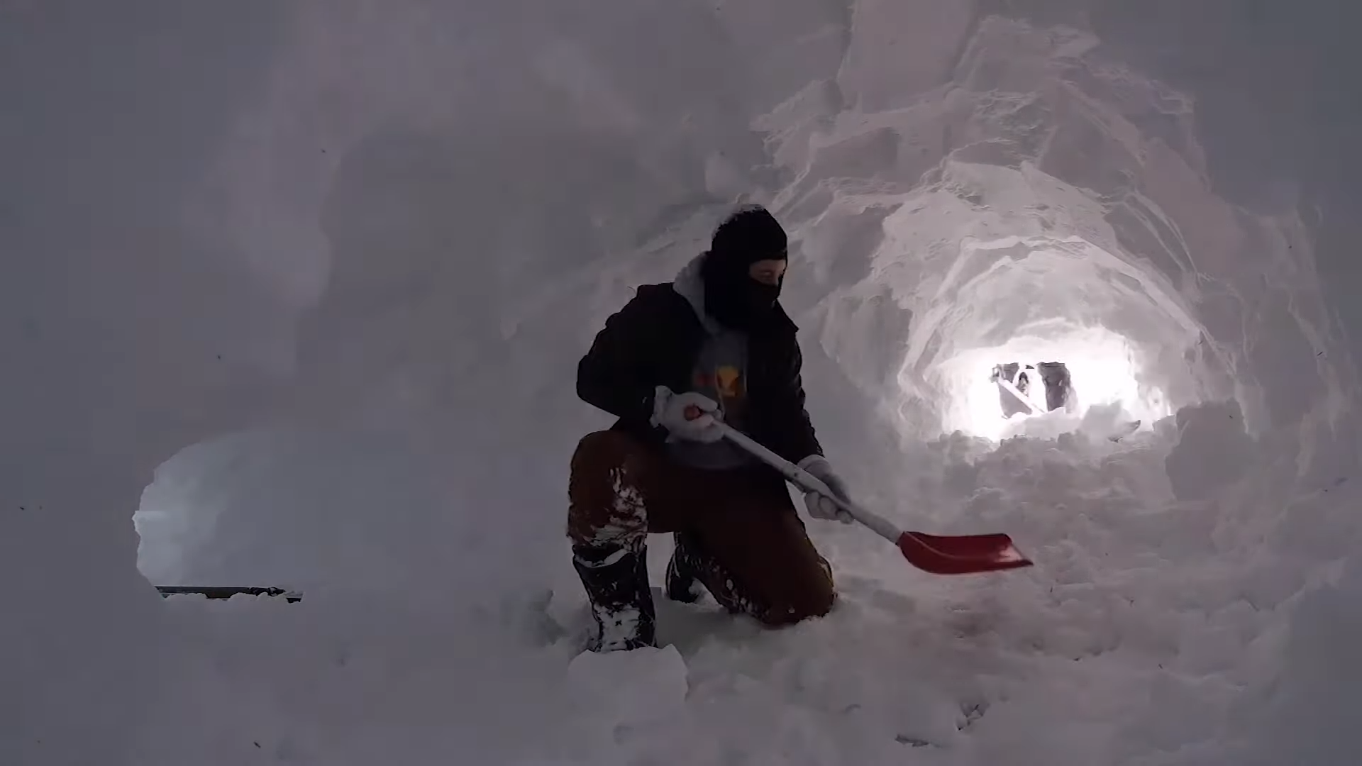 Extreme Igloo Mansion Build in 100 Hours