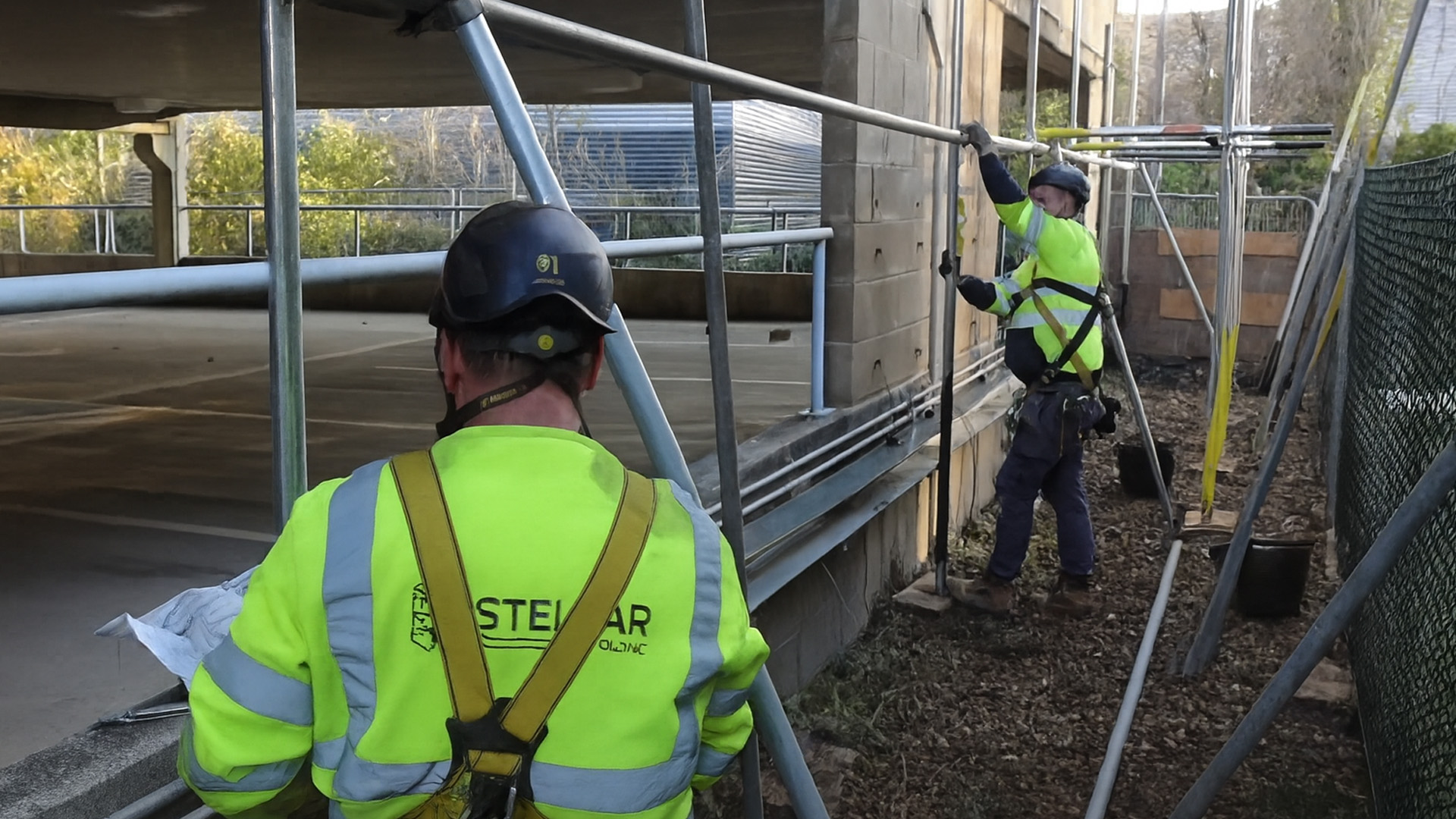 Demolition Screen Scaffold – Rickmansworth