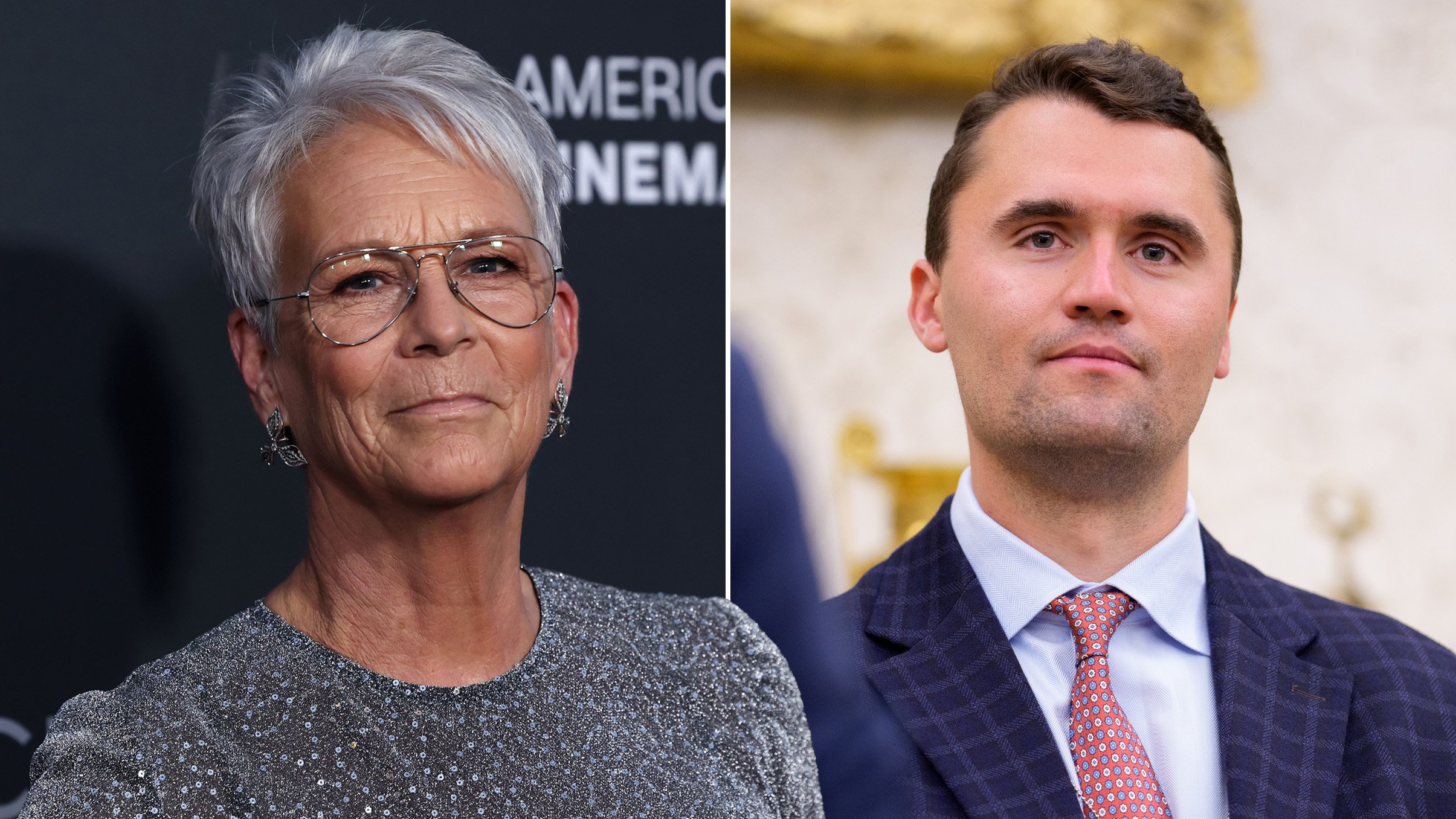Jamie Lee Curtis cries discussing Charlie Kirk's death