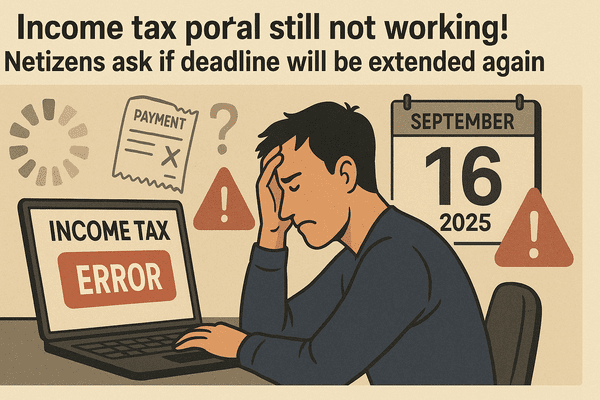 Income tax portal still not working! Site faces fresh glitches, payment ...