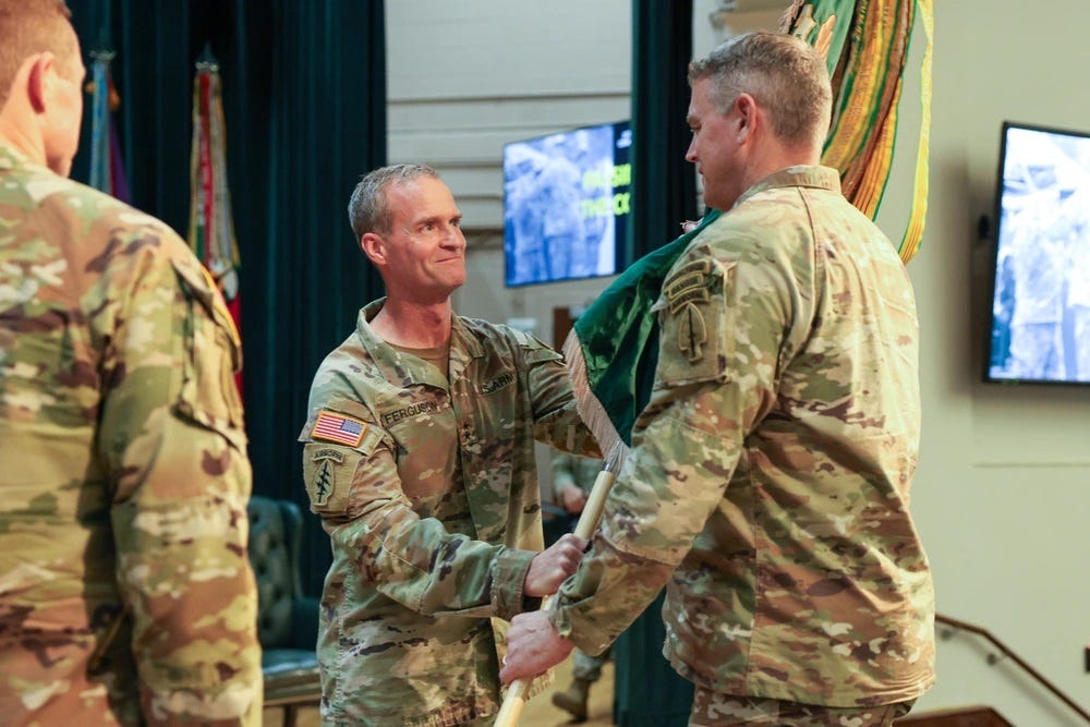 Farewell to Ferguson, hail to Wortham: 1st Special Forces Command ...
