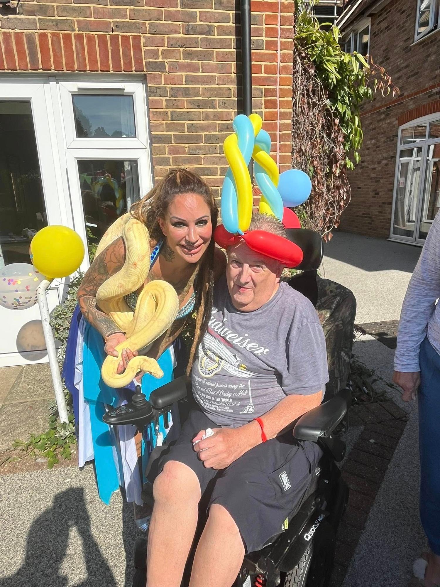 Big top fun at Caterham care home circus-themed celebration