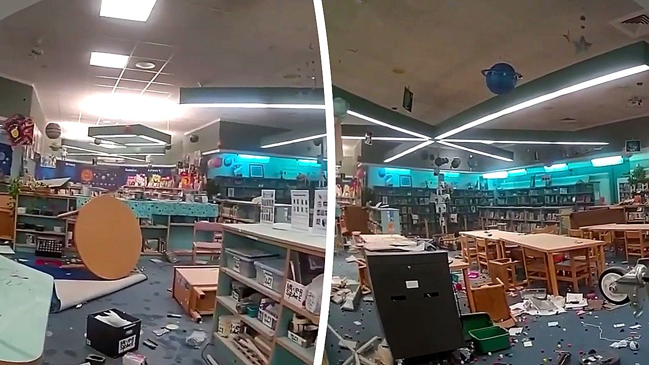 Two boys cause $50,000 worth of damage in Florida elementary school rampage