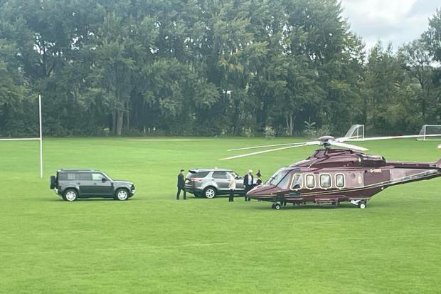Princess Anne makes surprise helicopter landing in Salisbury before ...