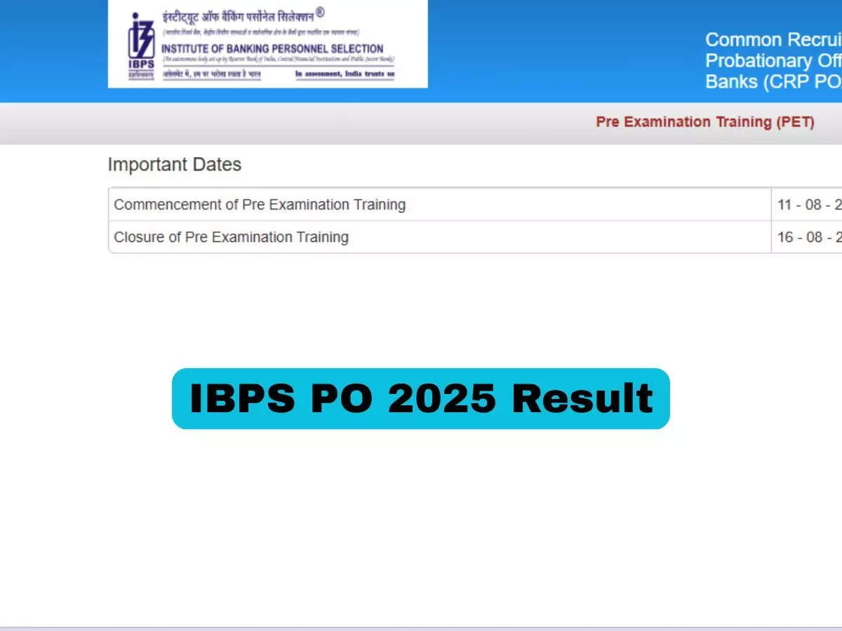 IBPS PO 2025 result date: Check expected result date and how to ...