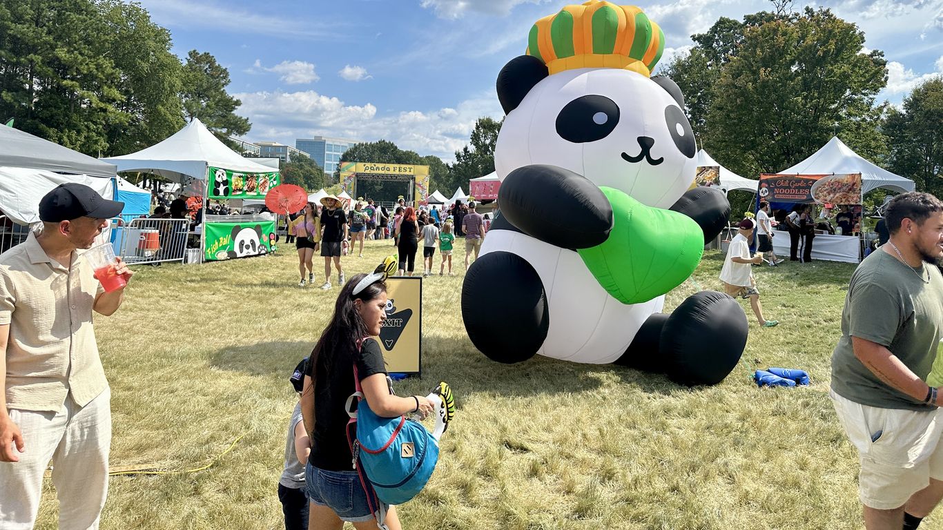 Attendees bemoan lines and prices at Charlotte's first Panda Fest