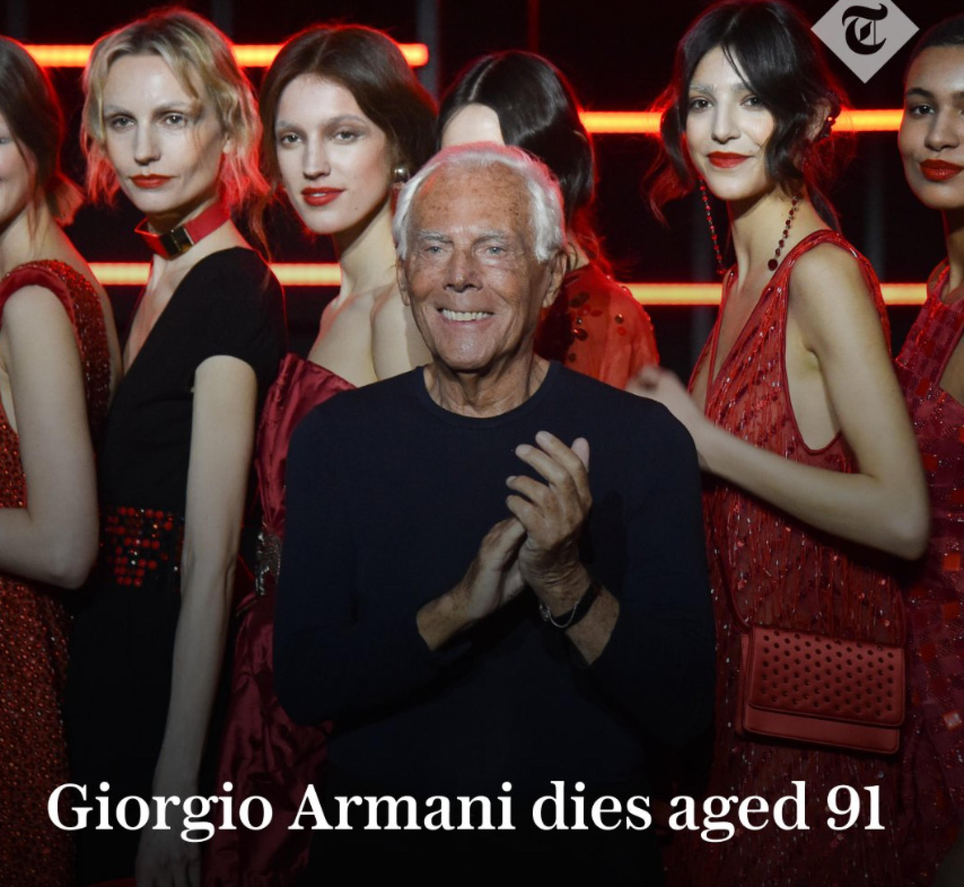 In Lombardia l'Aula ricorda Armani, 'protagonista Made in Italy'