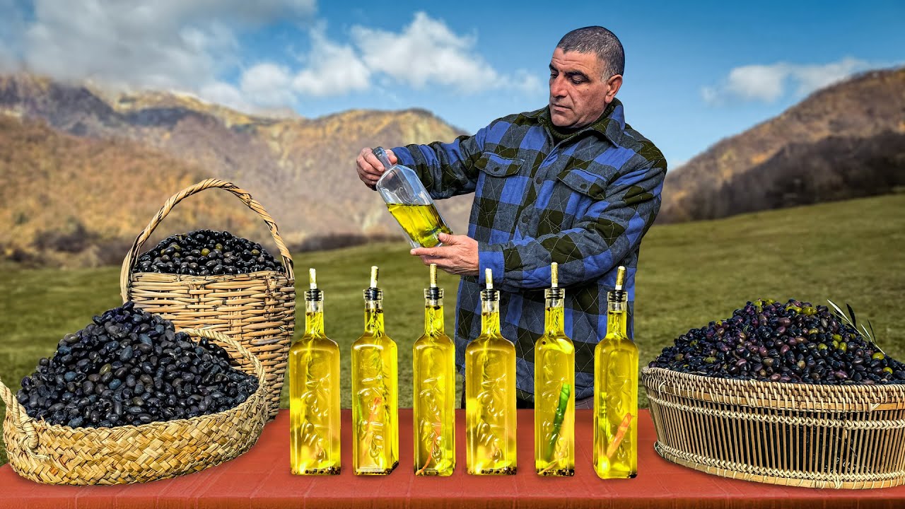 Handmade Extra Virgin Olive Oil the Ancient Way