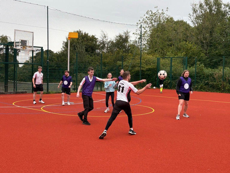 Korfball court with a view gets make-over