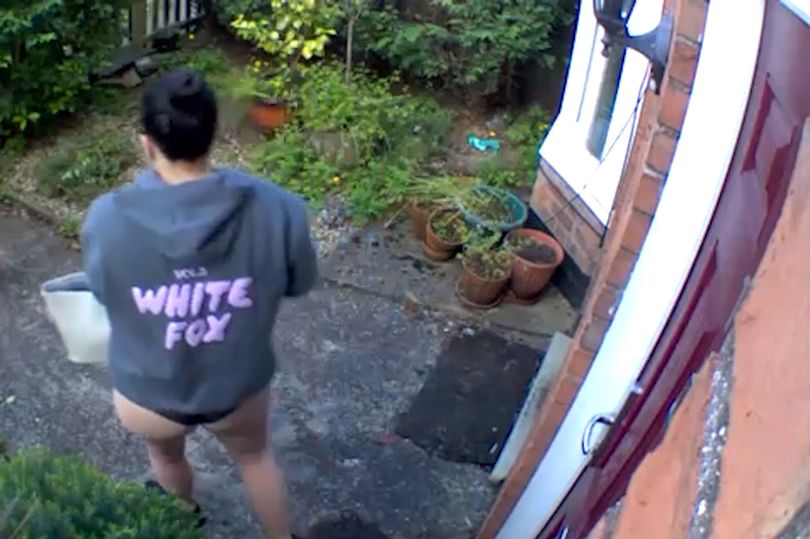 Moment exhausted Brummie woman leaves house for work - forgetting her trousers