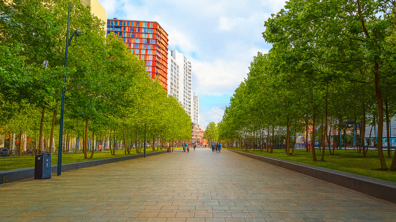 Rotterdam Walking Tour – Skyscrapers and Modern City Streets 4K