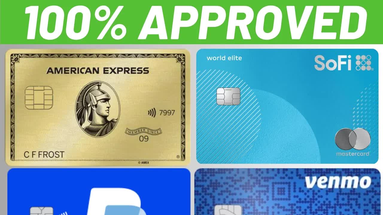 4 credit cards that guarantee approval or no hard pull