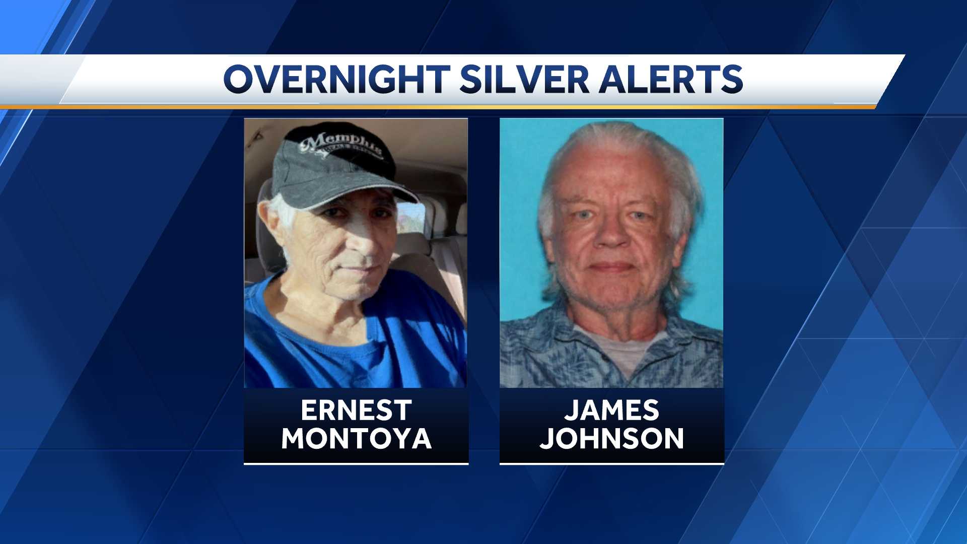 Two Silver Alerts issued overnight for missing men in the metro area