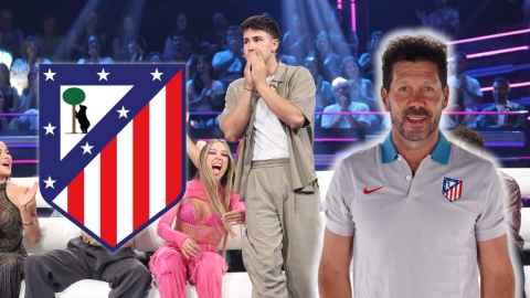 Guille Toledano, un cholista en OT: entra con un pin del Atleti y su lema es "partido a partido"