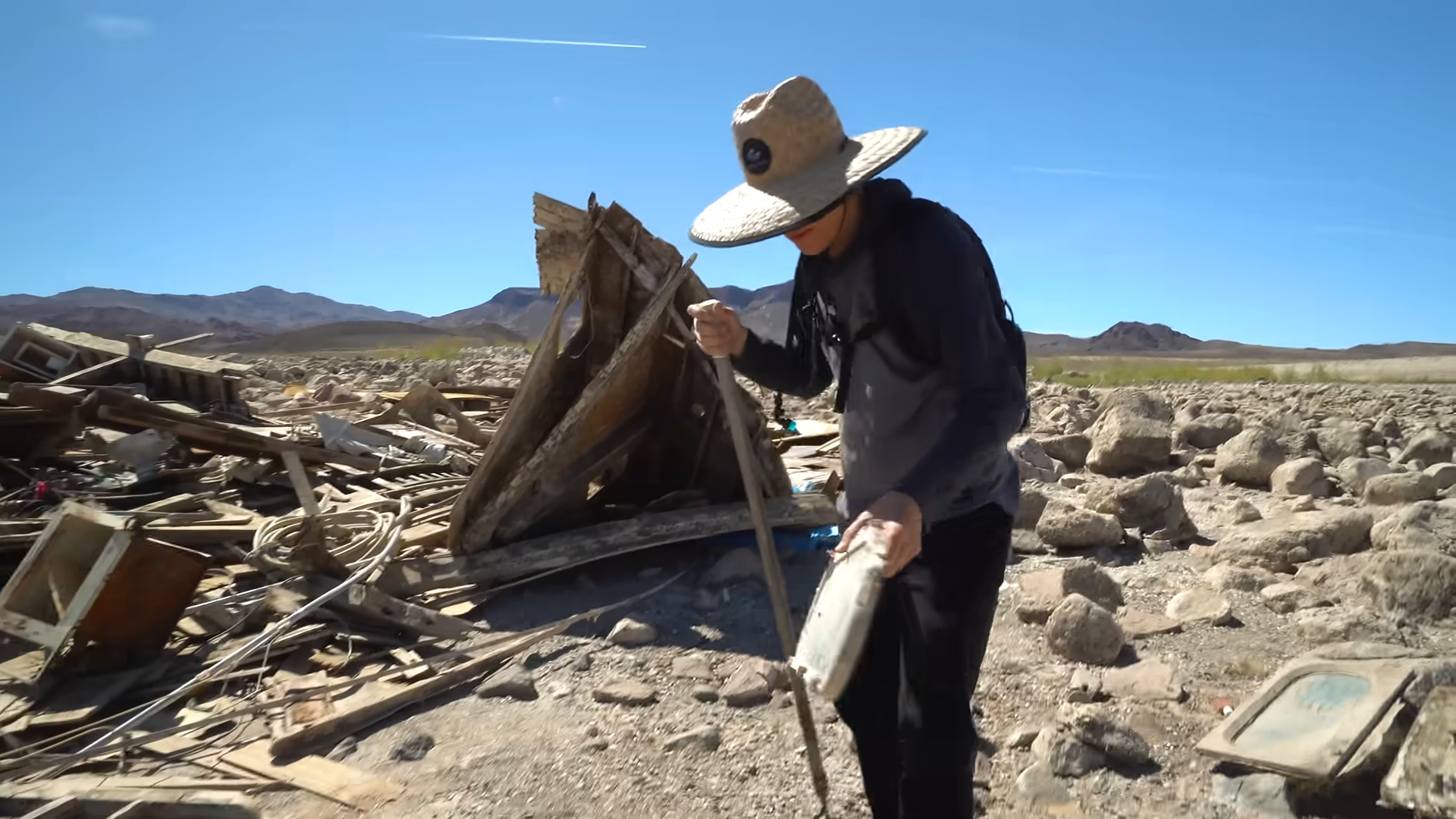 Abandoned boat wreck full of treasure... depending on how you define ...