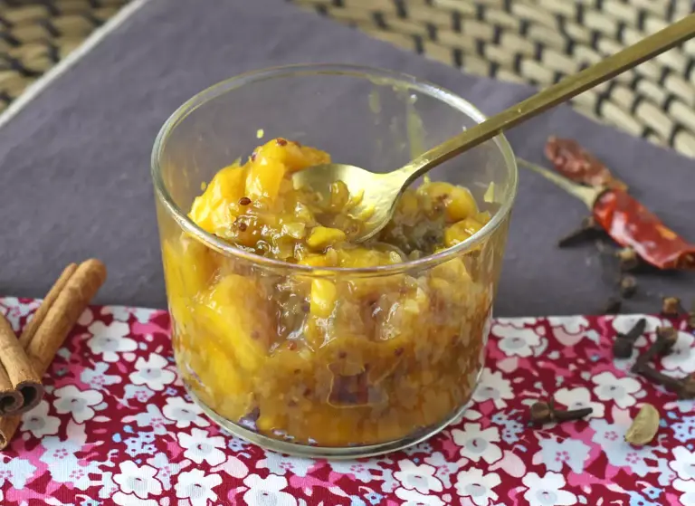 Chutney de mango casero: el condimento indio agridulce que combina con todo