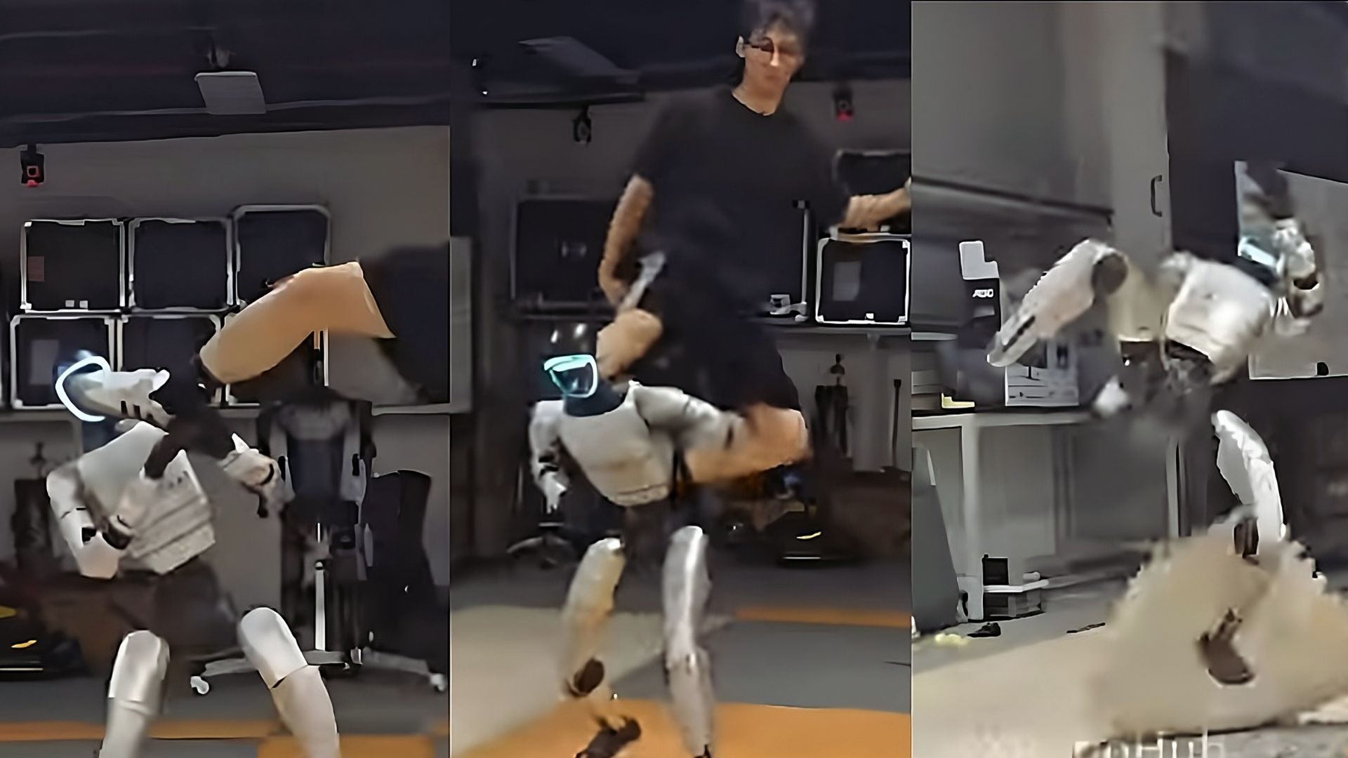 ‘Humans hit me’: Video shows China’s humanoid robot endure insane ...