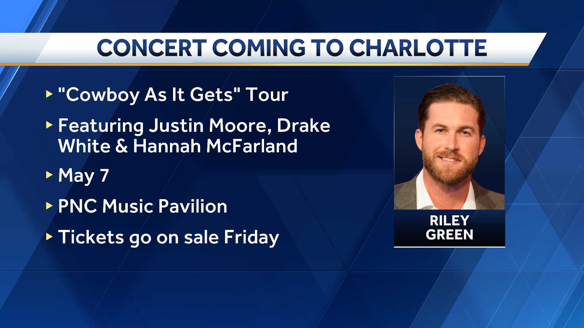 Country stars bring tour to the Carolinas