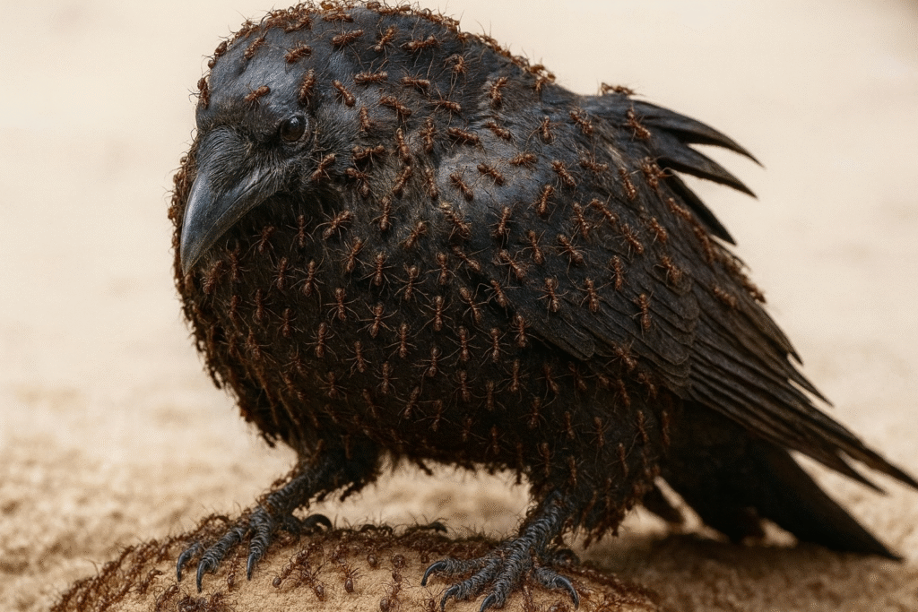 The Fascinating World of Anting: How Crows Use Ants for Healing – New ...