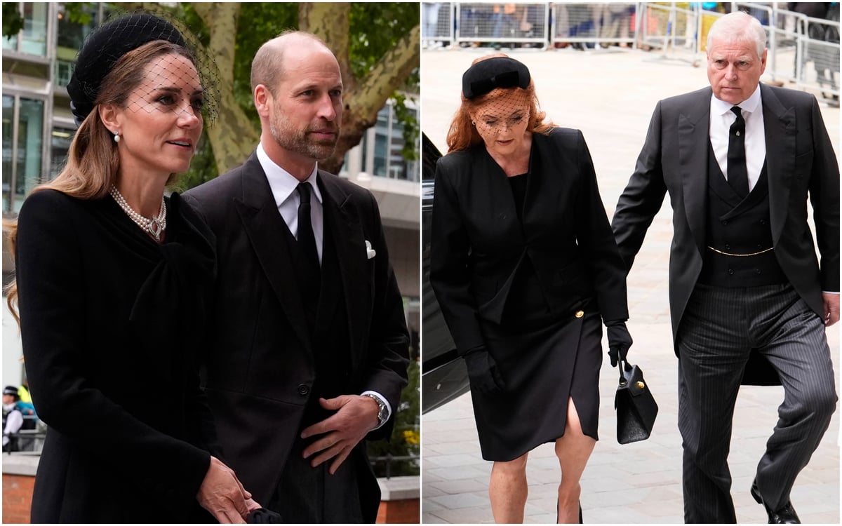 King, William, Kate and Andrew among royals at Duchess of Kent’s ...