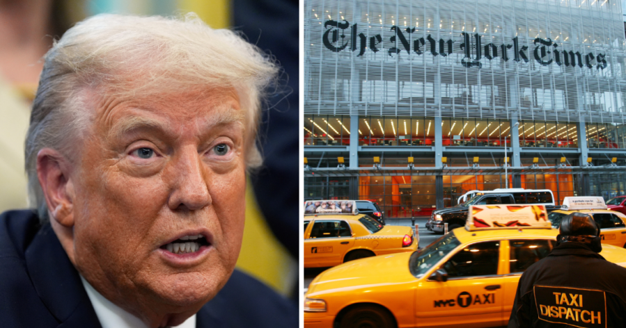 Trump sues New York Times for $15 billion for defamation