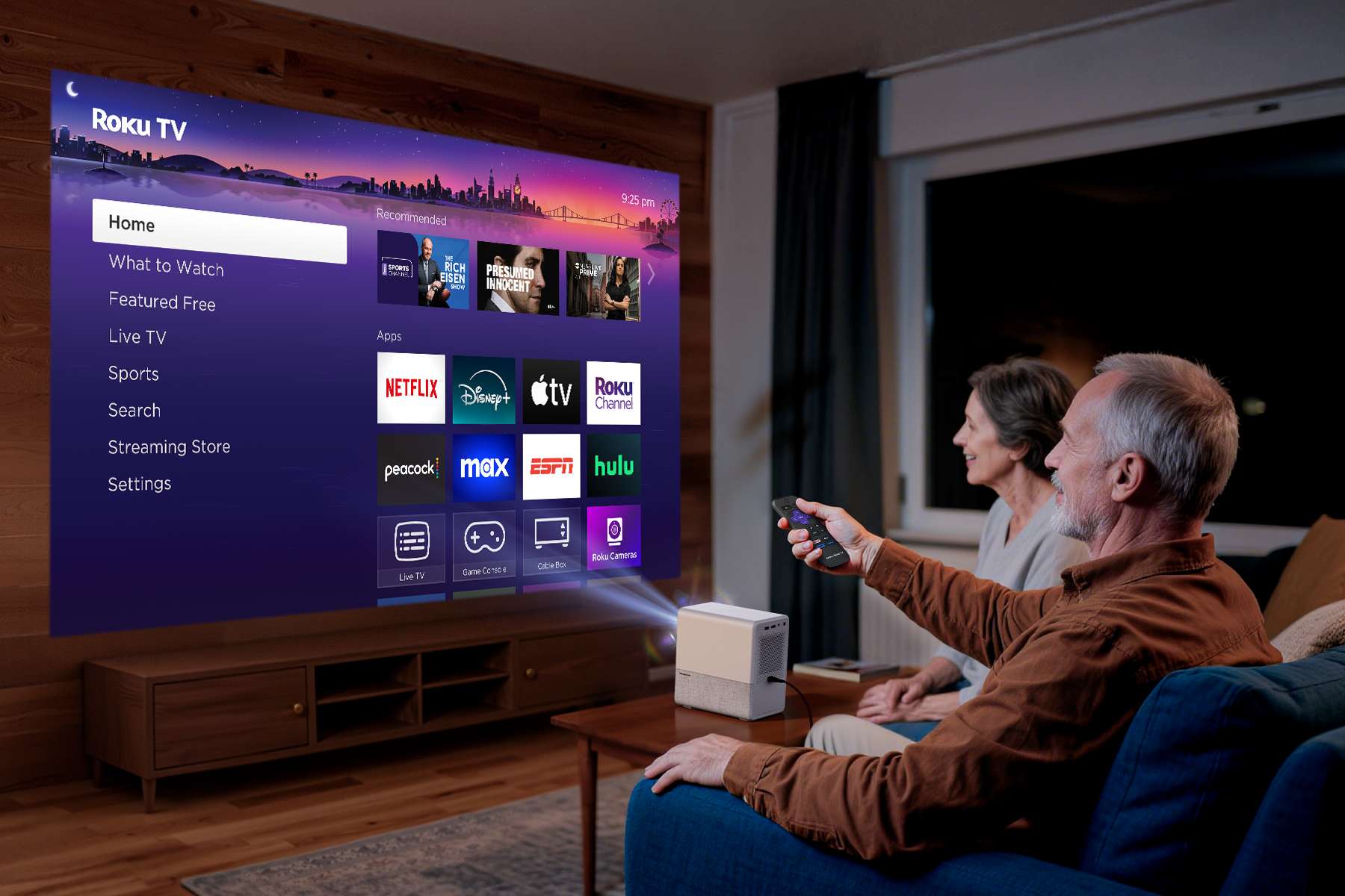 Roku's New Smart Projector: Affordable Entertainment Anywhere With 150 ...