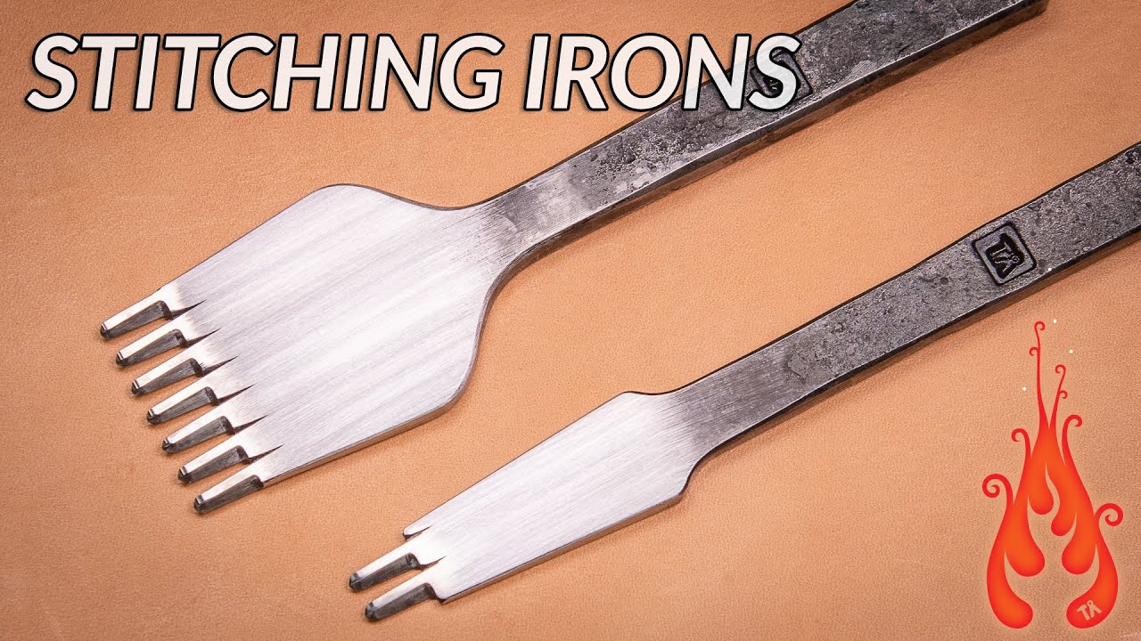 Making stitching irons for leather working