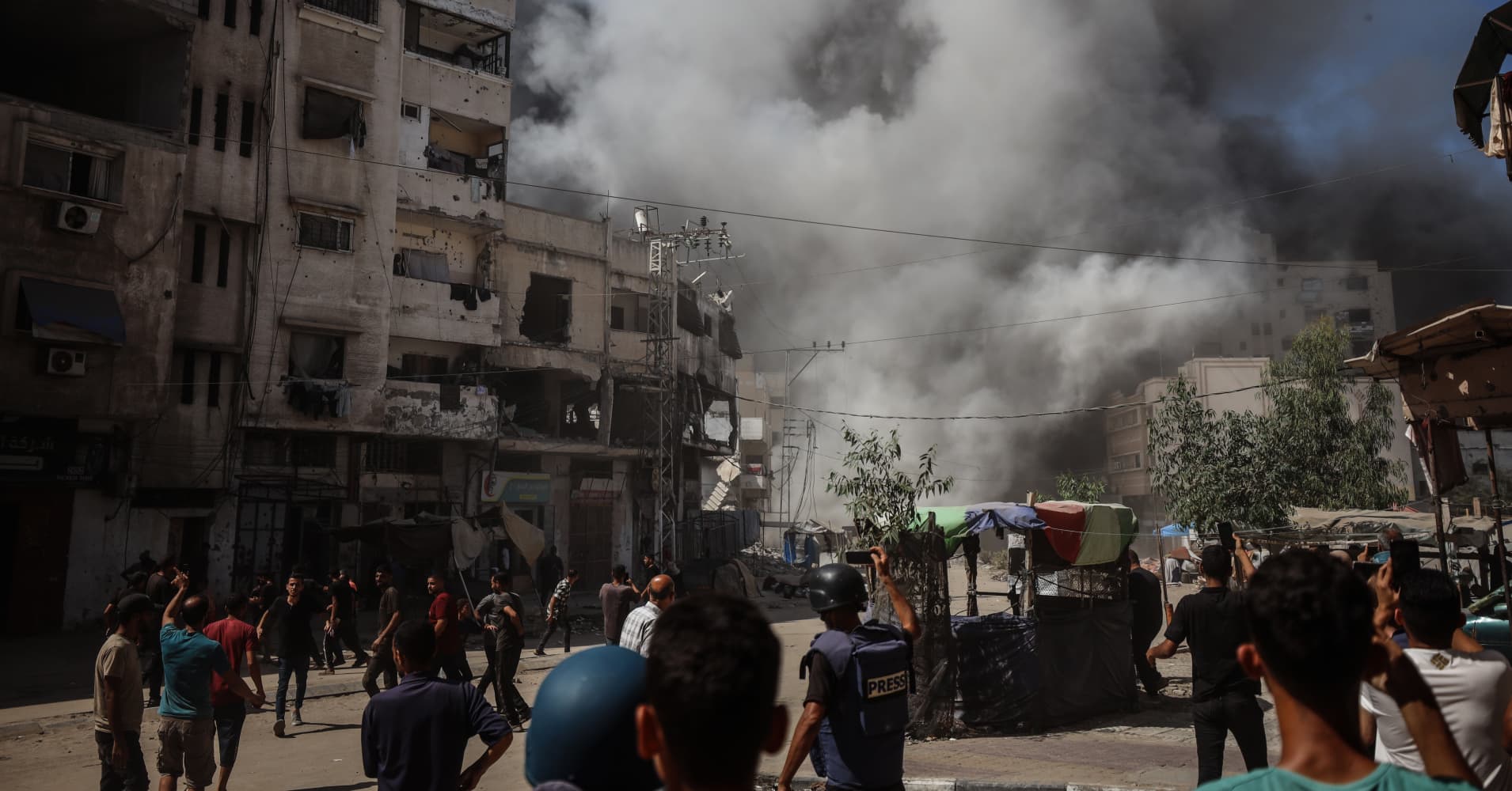 ‘Gaza is burning’: Israel launches ground invasion of strip's largest city