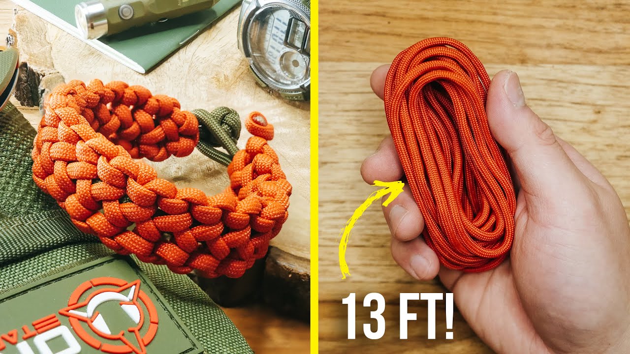 Rapid Deployment Ripcord Sinnet Paracord Bracelet 13 Ft Tutorial