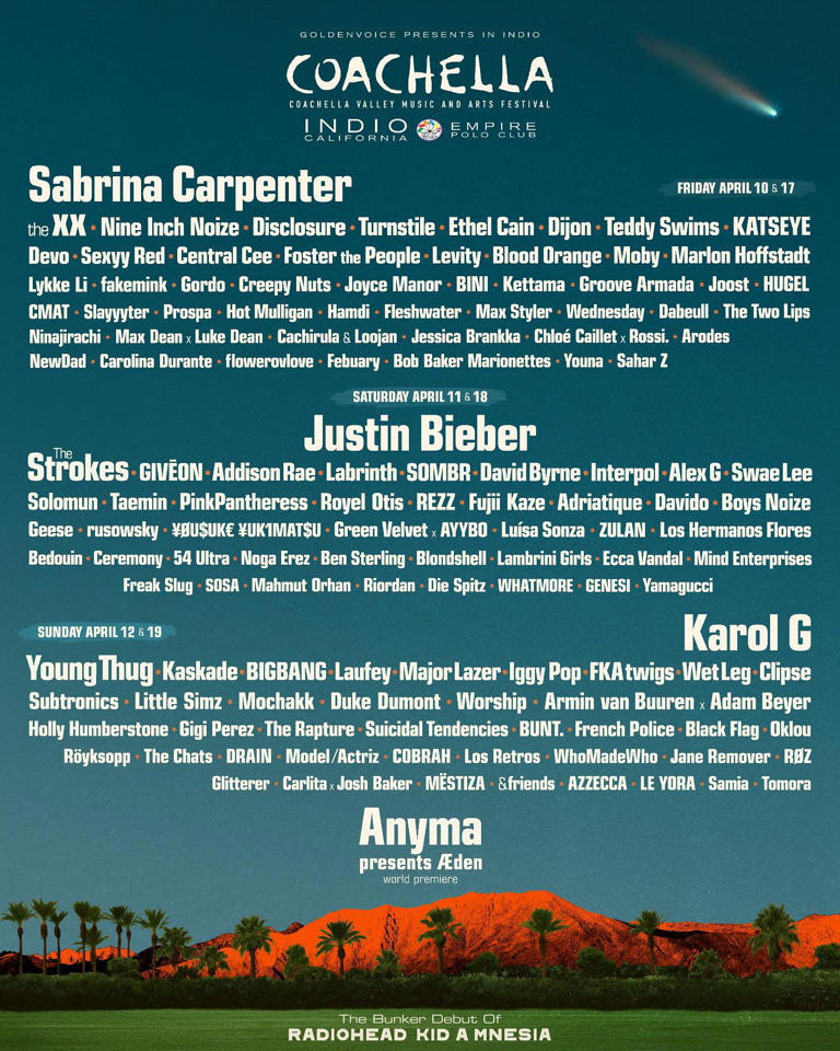 Coachella 2026 confirms ‘worst line-up ever’