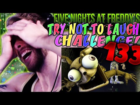 FNAF try not to laugh challenge reaction