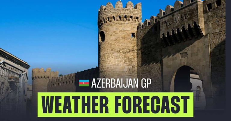 Revealed: Updated weather forecast for the Azerbaijan Grand Prix