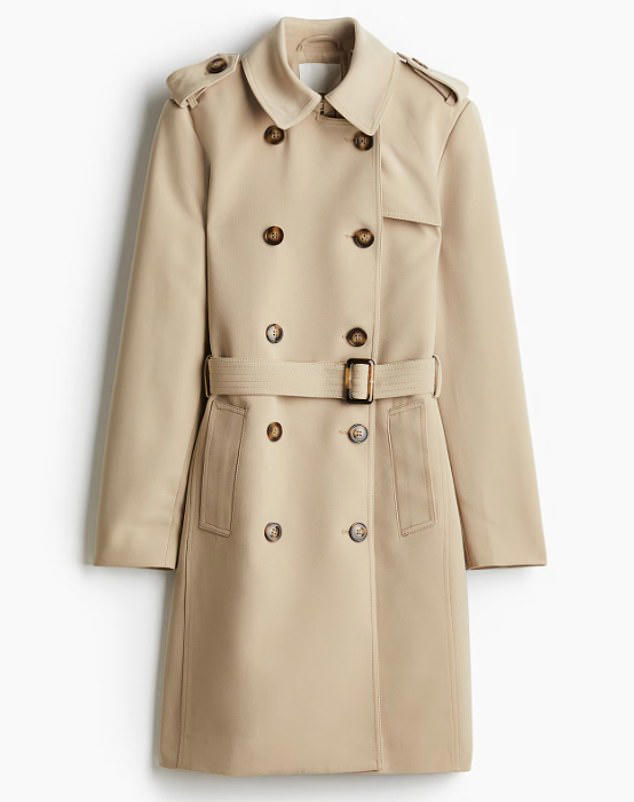 Shoppers have dubbed this H&M trench coat as the 'perfect autumn buy ...