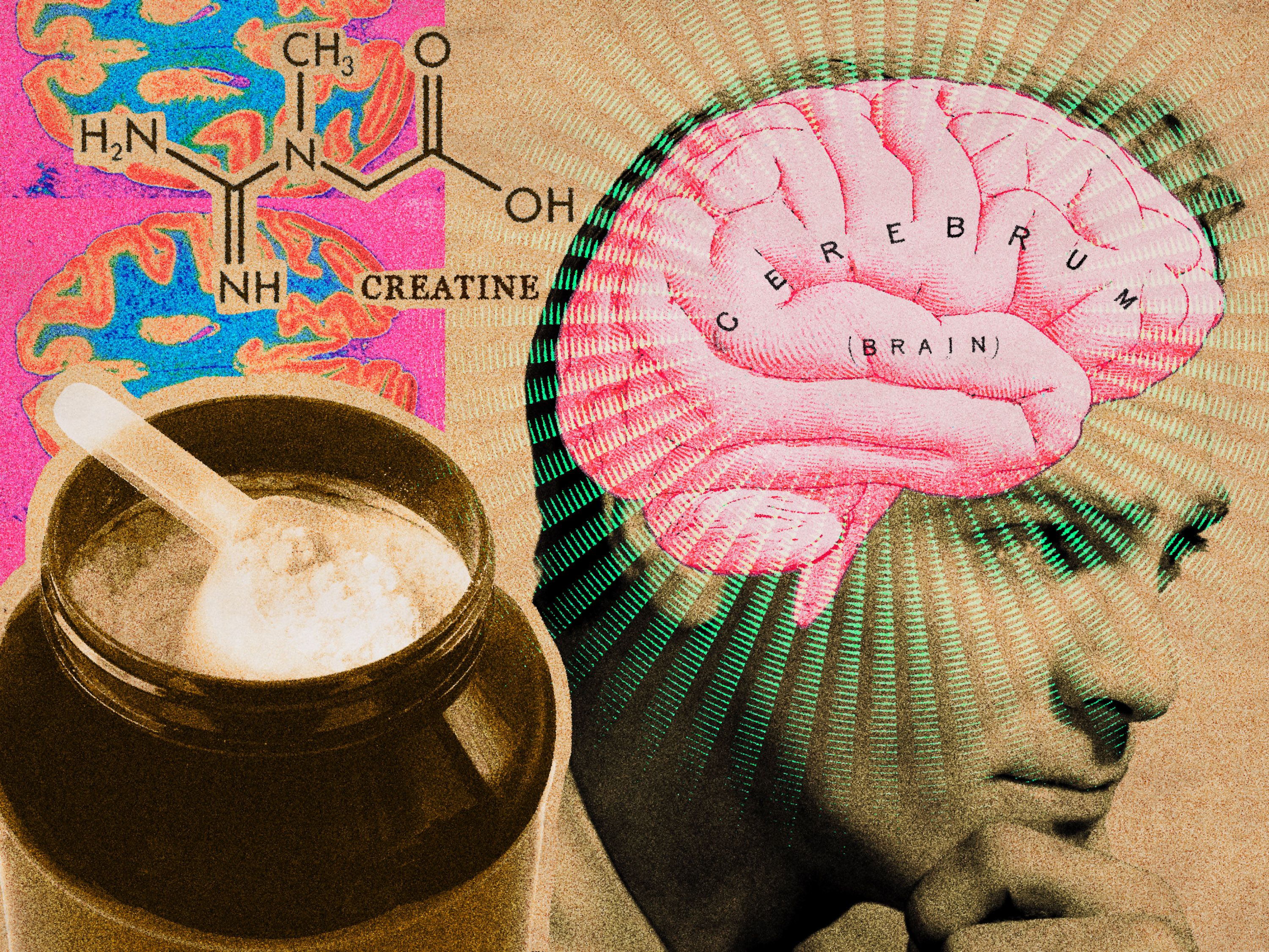 Yes, creatine can counteract stress and lost sleep