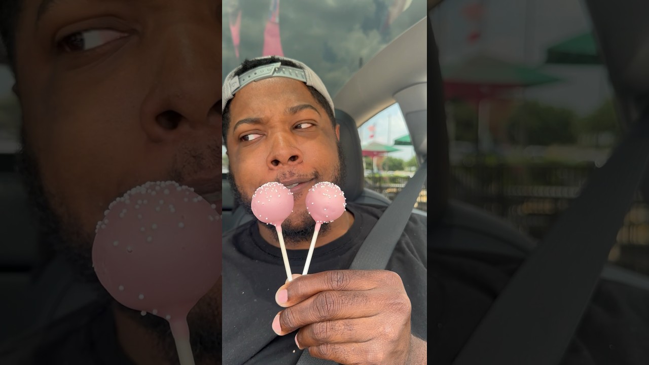 She just took my Starbucks cake pop