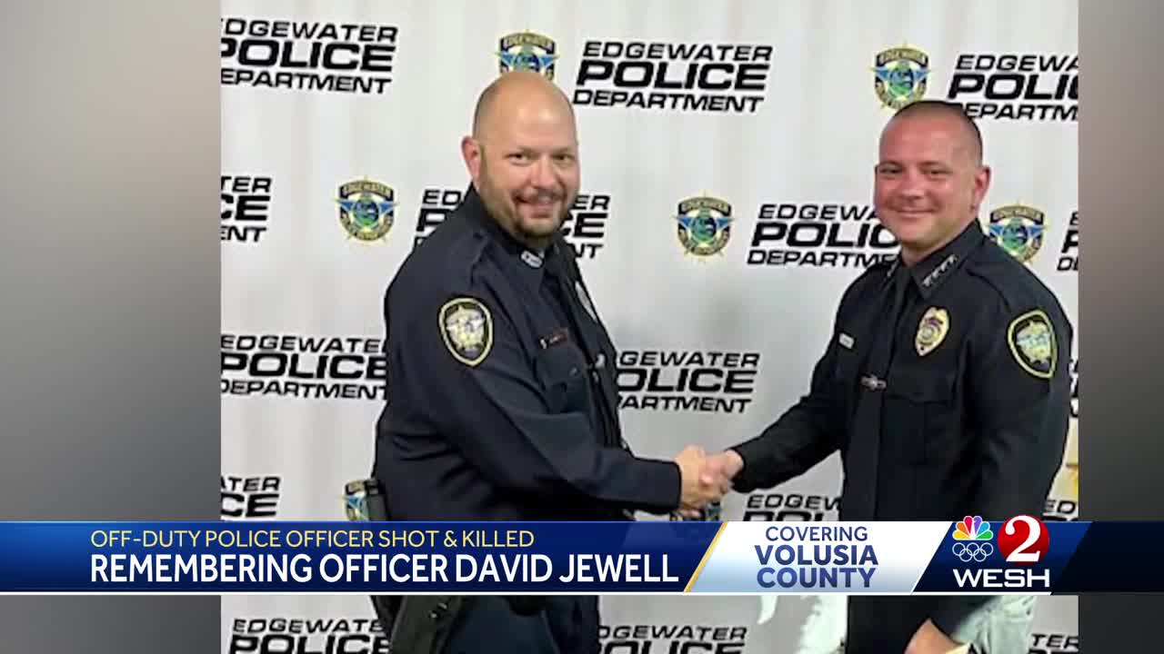 Edgewater mayor, police remember officer shot and killed