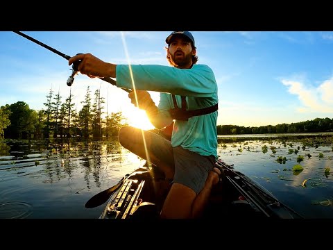 Fisherman mistakes a giant swimming monster for a heavy snag