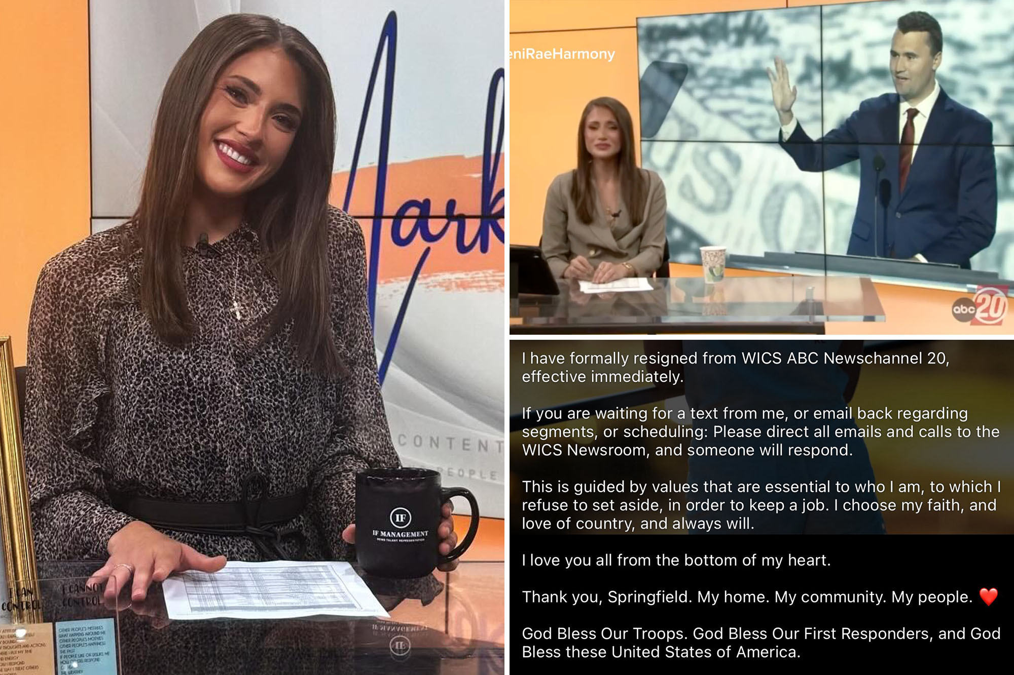 TV anchor Beni Rae Harmony resigns after being suspended for airing ...