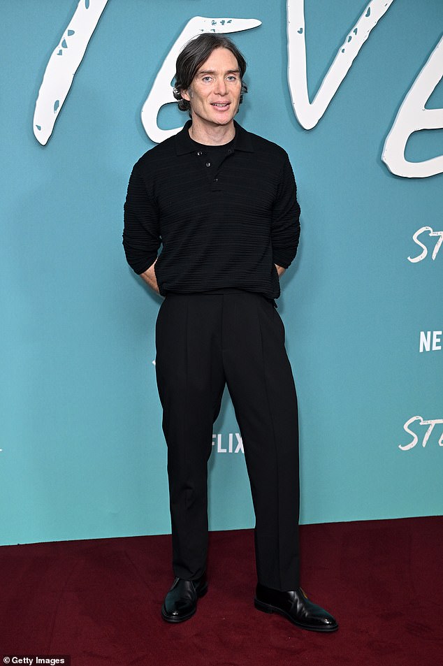 Cillian Murphy sports long locks and a Hollywood tan at Steve photocall ...